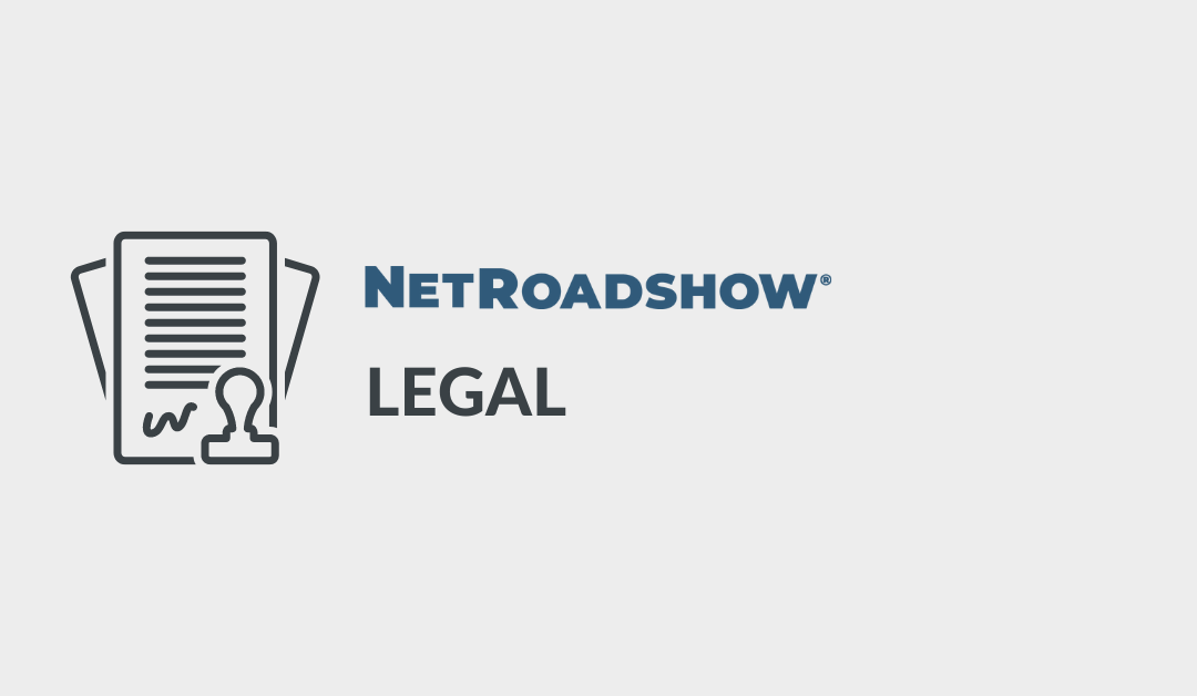 Legal - NetRoadshow